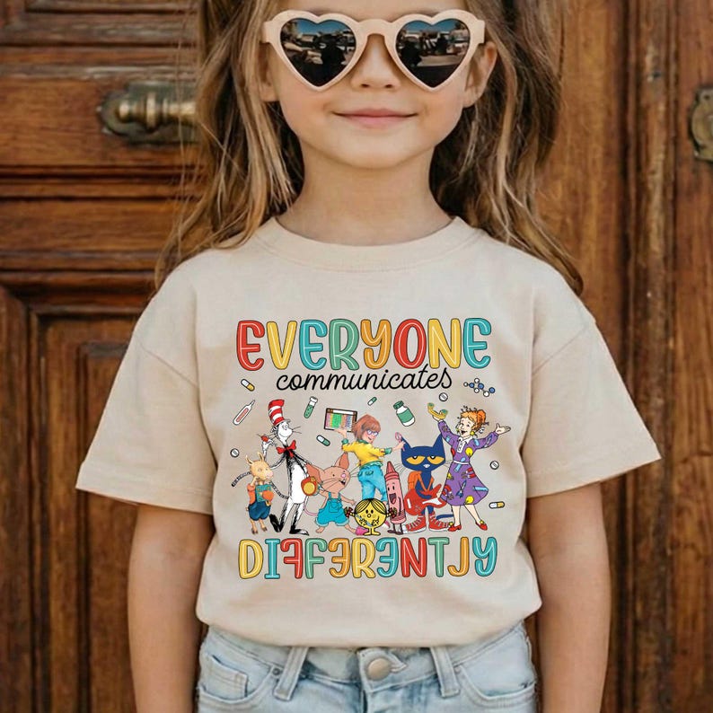 Everyone Communicates Differently Children's Book PNG, Autism Awareness ...