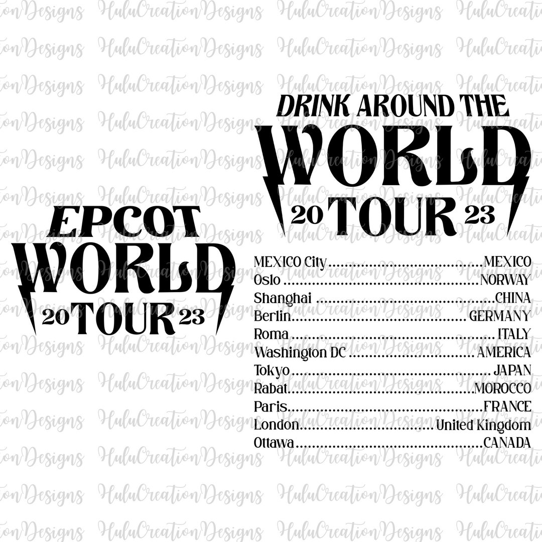 Bundle World Tour Svg, Drink Around the World Tour Svg, Family Vacation ...
