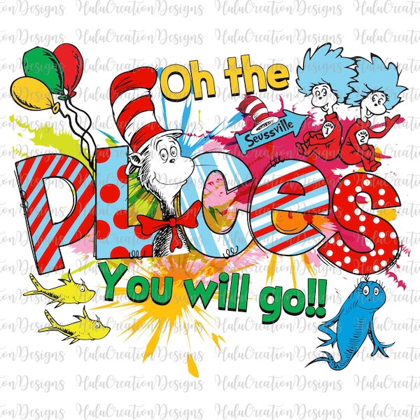 Oh the Places Youll Go Clipart - Etsy