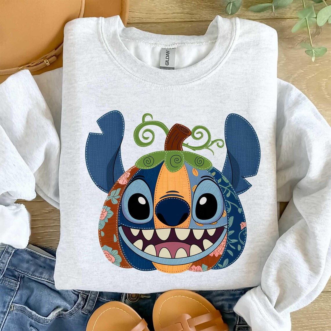 Retro Blue Alien Cartoon Pumpkin Png, Preppy Fall Floral Movie ...