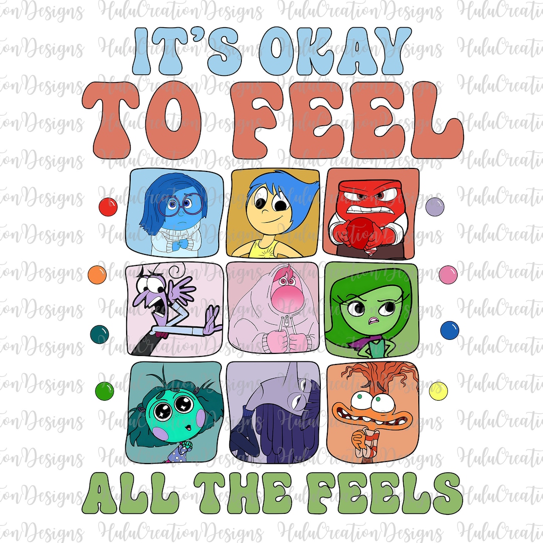It's Okay to Feel All the Feels Png, Mental Health, Para BCBA ...