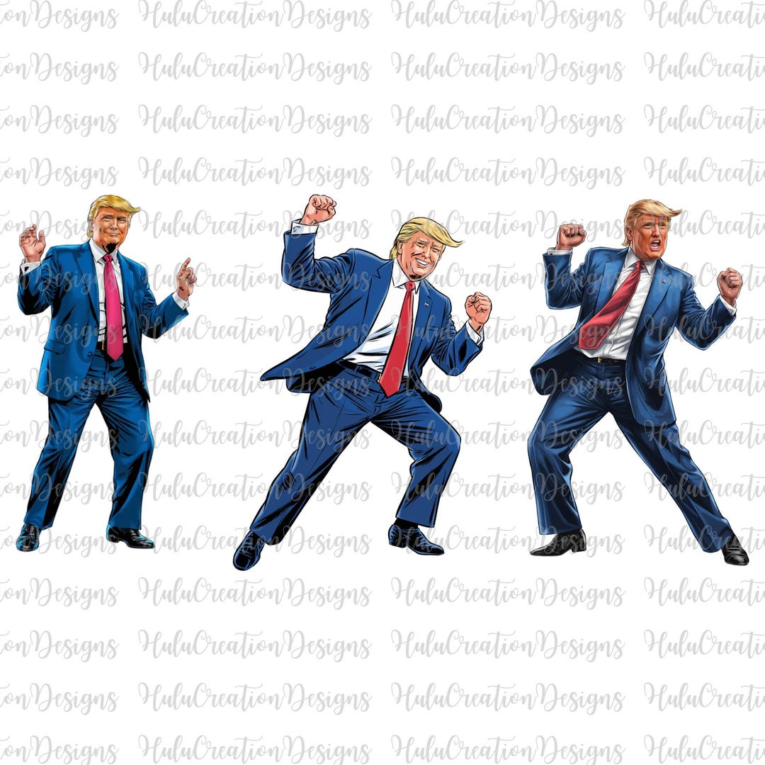 Dancing Trump Png, Funny Trump Png, Trump Vance Png, the Return ...