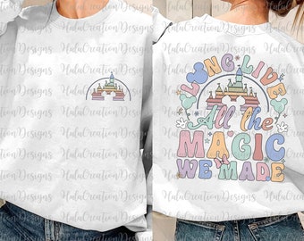 Magical Castle Svg Png, Groovy Style, Family Trip Svg, Magical Kingdom ...