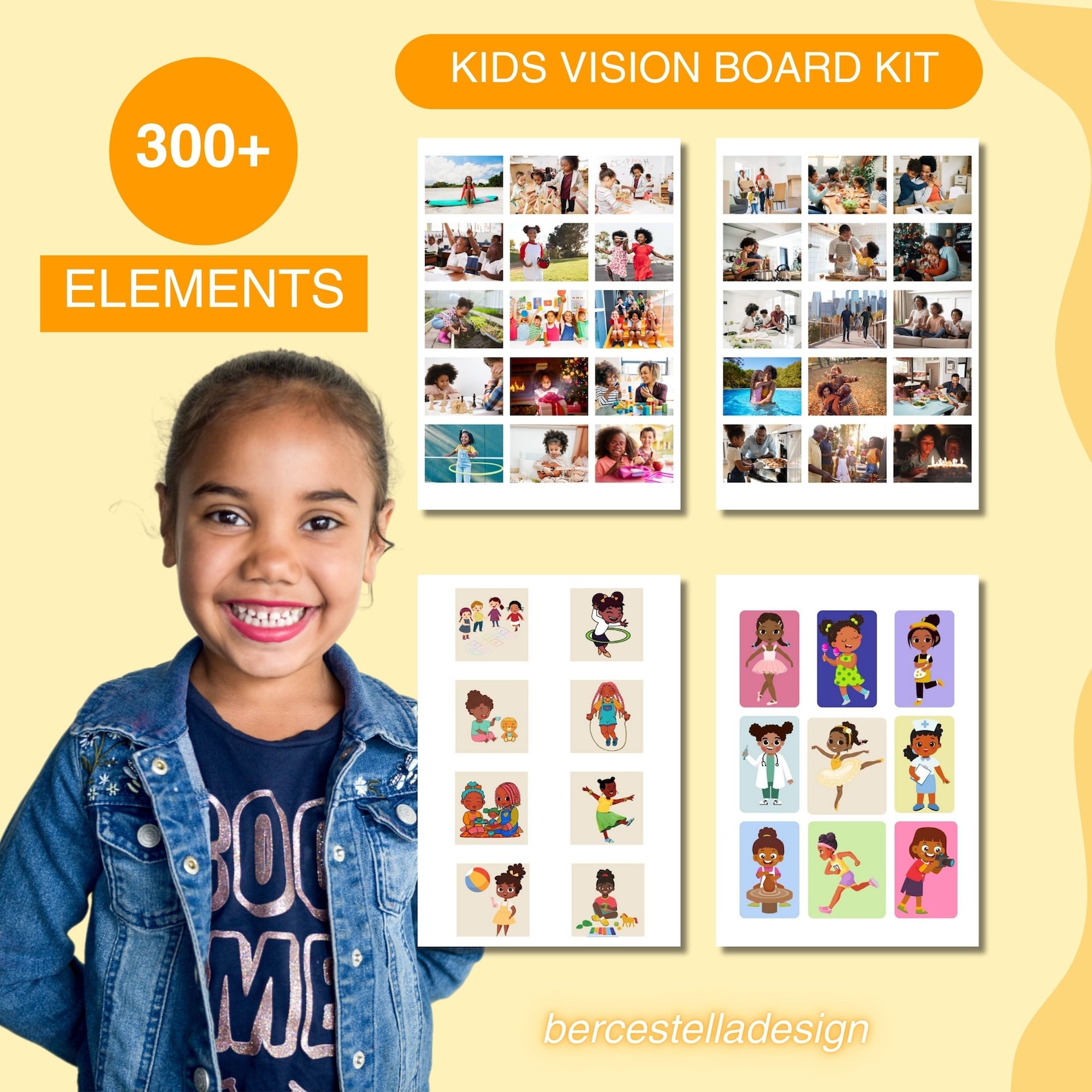 Kids Vision Board Kit,vision Board for Kids,kids Activity,vision Board ...