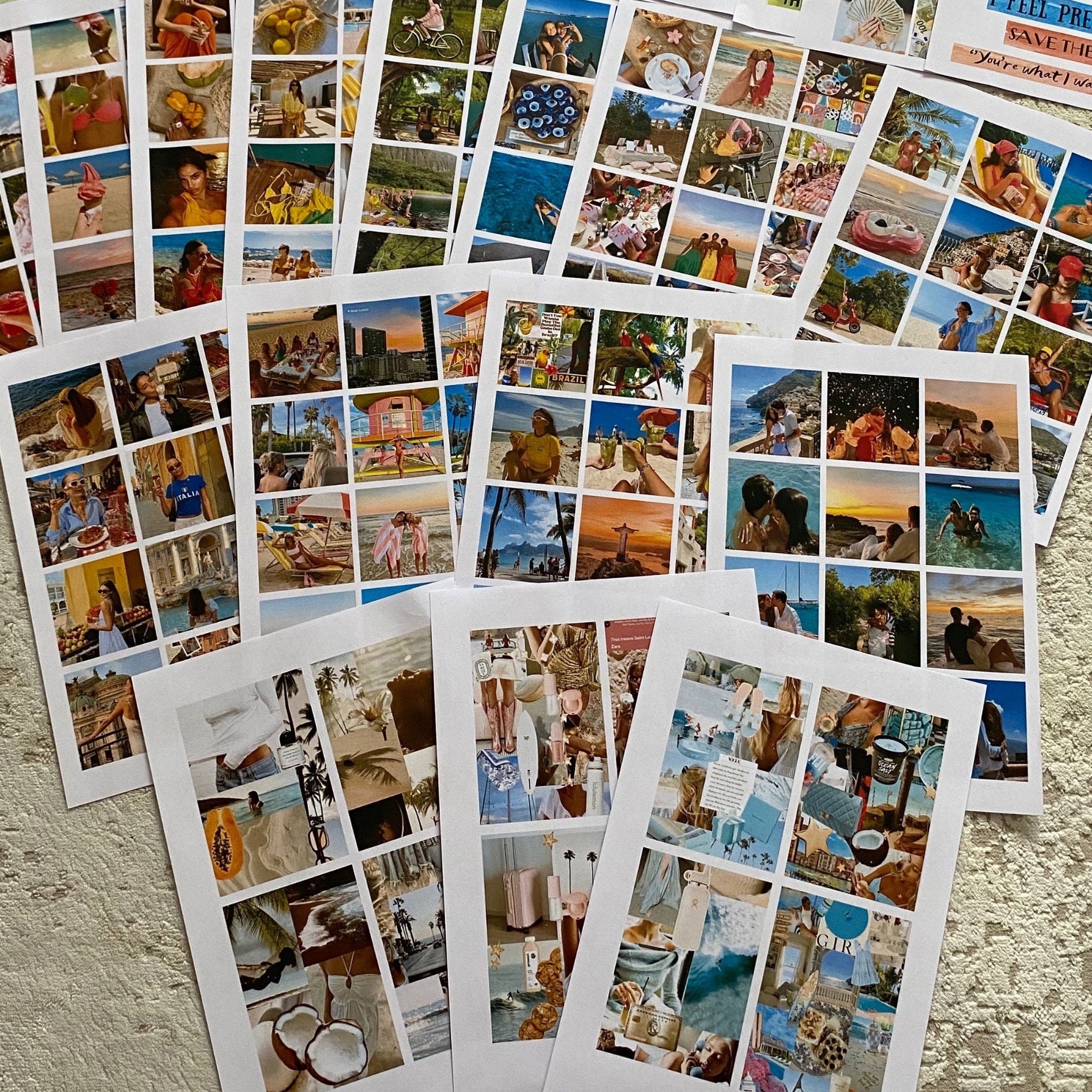 Travel Vision Board,printable Vision Board,vision Board Starter Kit ...