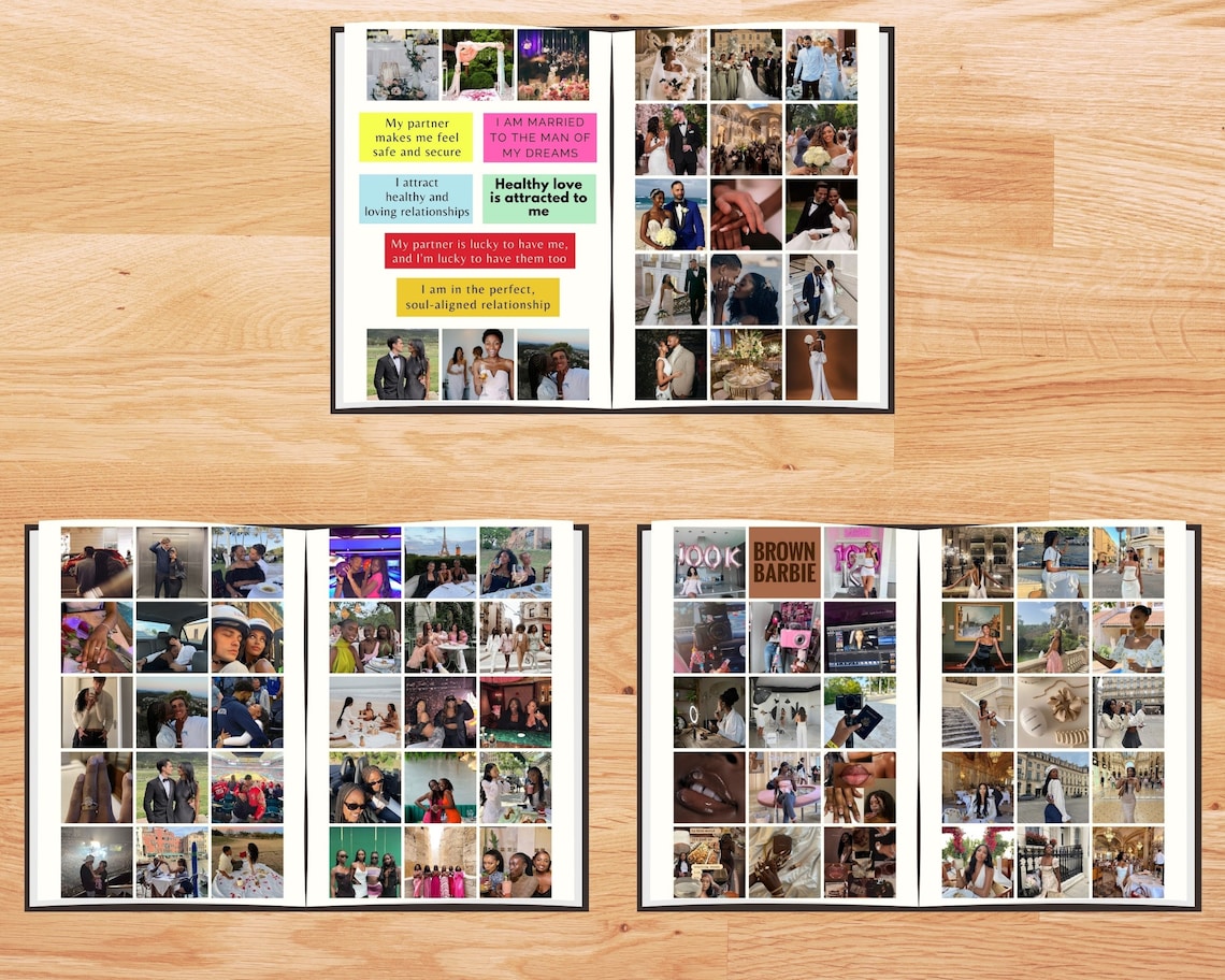 Black Woman Vision Board Kit,2024 Black Girl Vision Board,black Girl ...