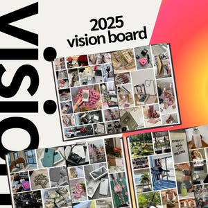 2025 Vision Board Printables Images,teen Girl Vision Board,digital ...
