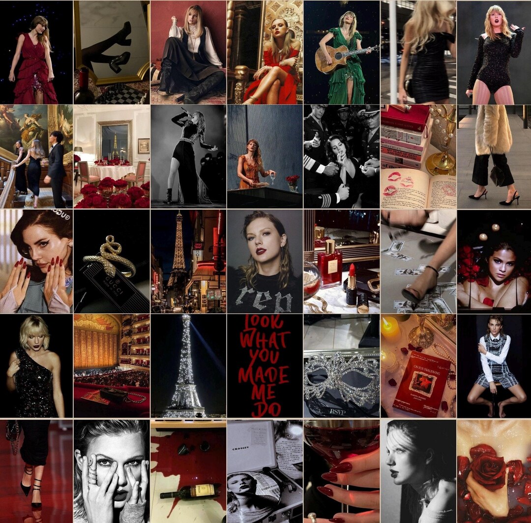 Taylor Swift Reputation Aesthetic Wall Collage Kit ,taylor Swift ...