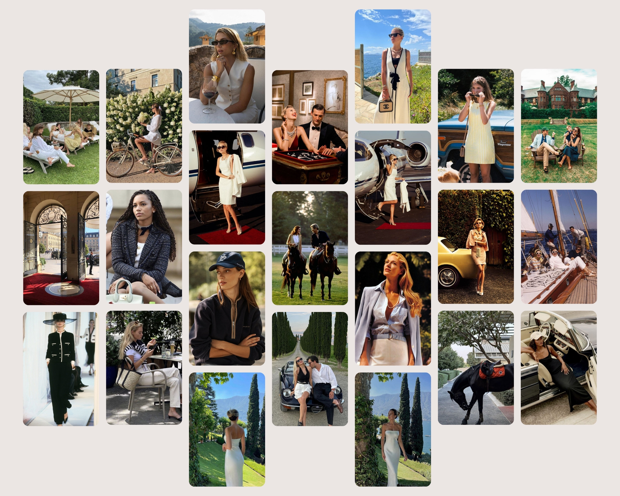 170 Pcs Old Money Aesthetic Wall Collage Set,old Money Prints,old Money ...