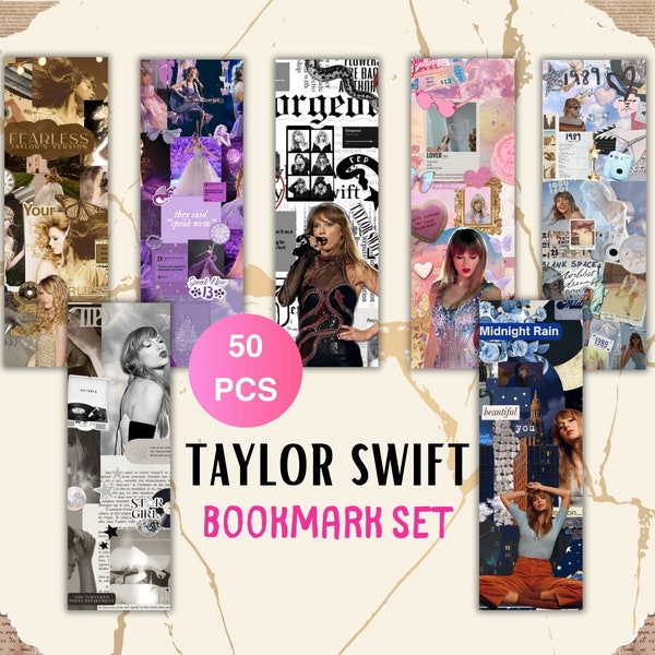 Taylor swift bookmark - Etsy