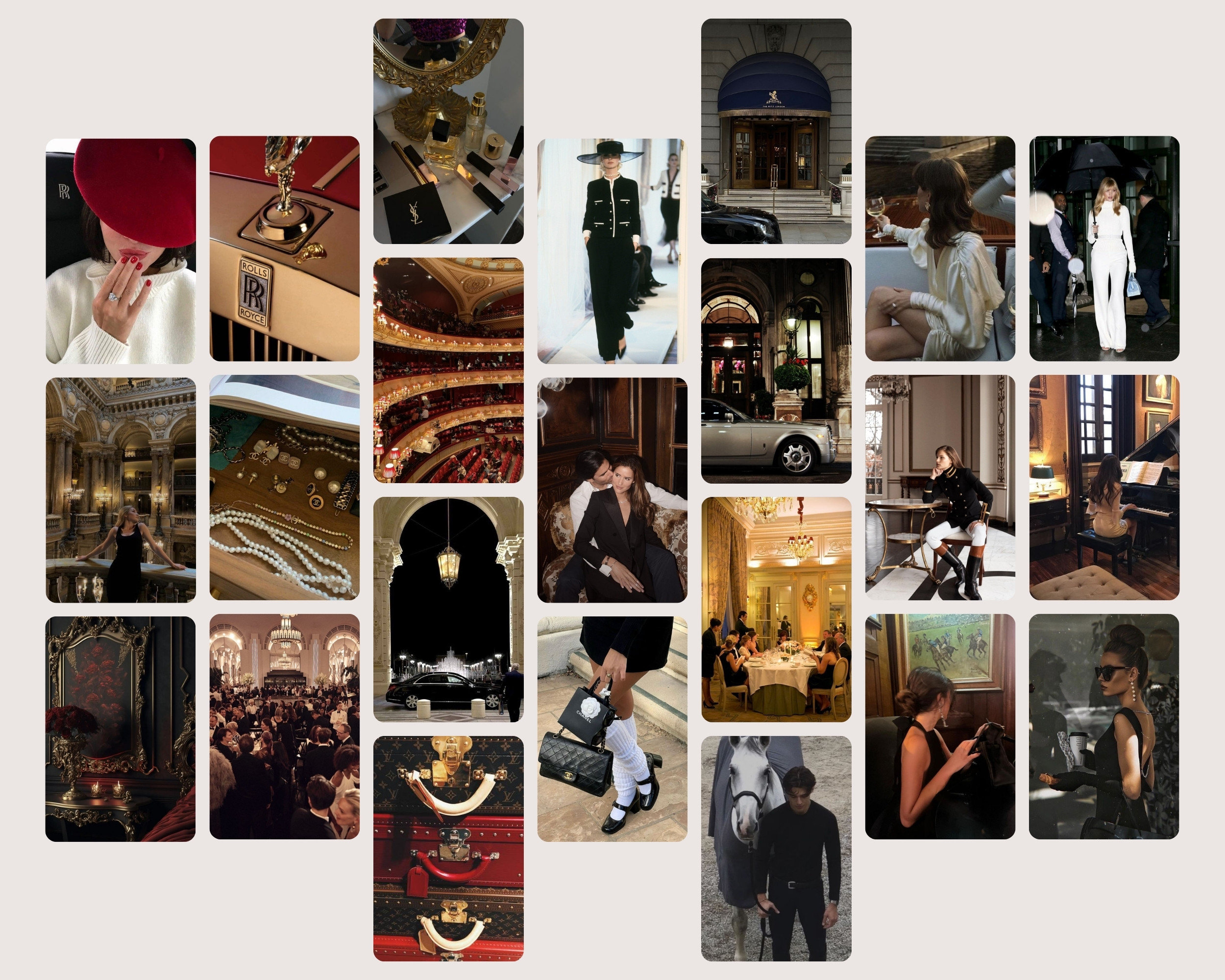 Old Money Wall Collage Kit,luxury Poster Set,luxury Lifestyle Wall ...