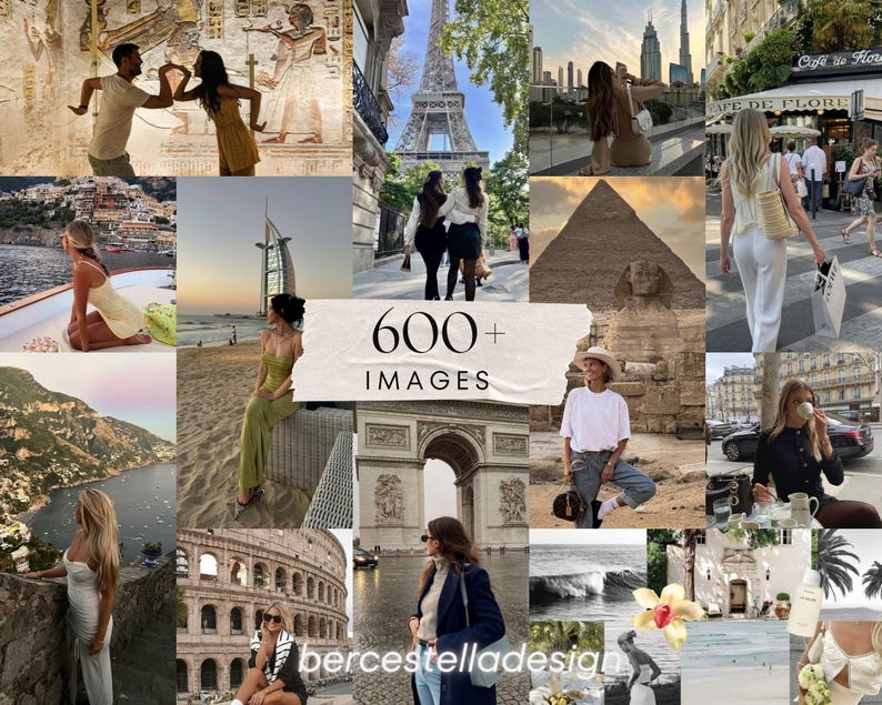 Travel Vision Board Kit: Dream Destination Images - Etsy