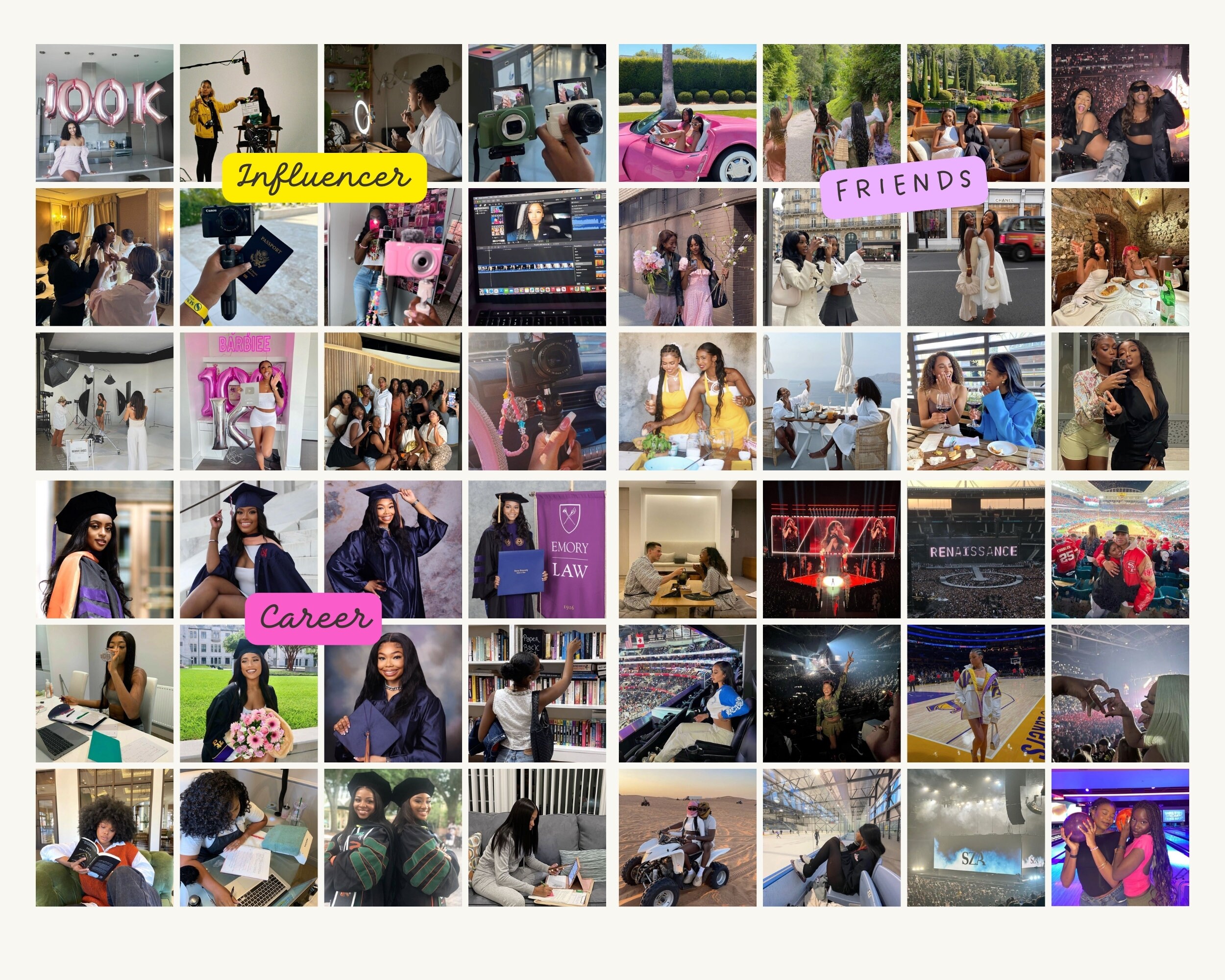 2024 Black Girl Luxus Vision Board Kit, Black Girl Vision Board ...