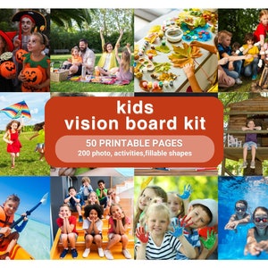 Kids Vision Board Kit: 50-page Activity Printables (A4) - Etsy