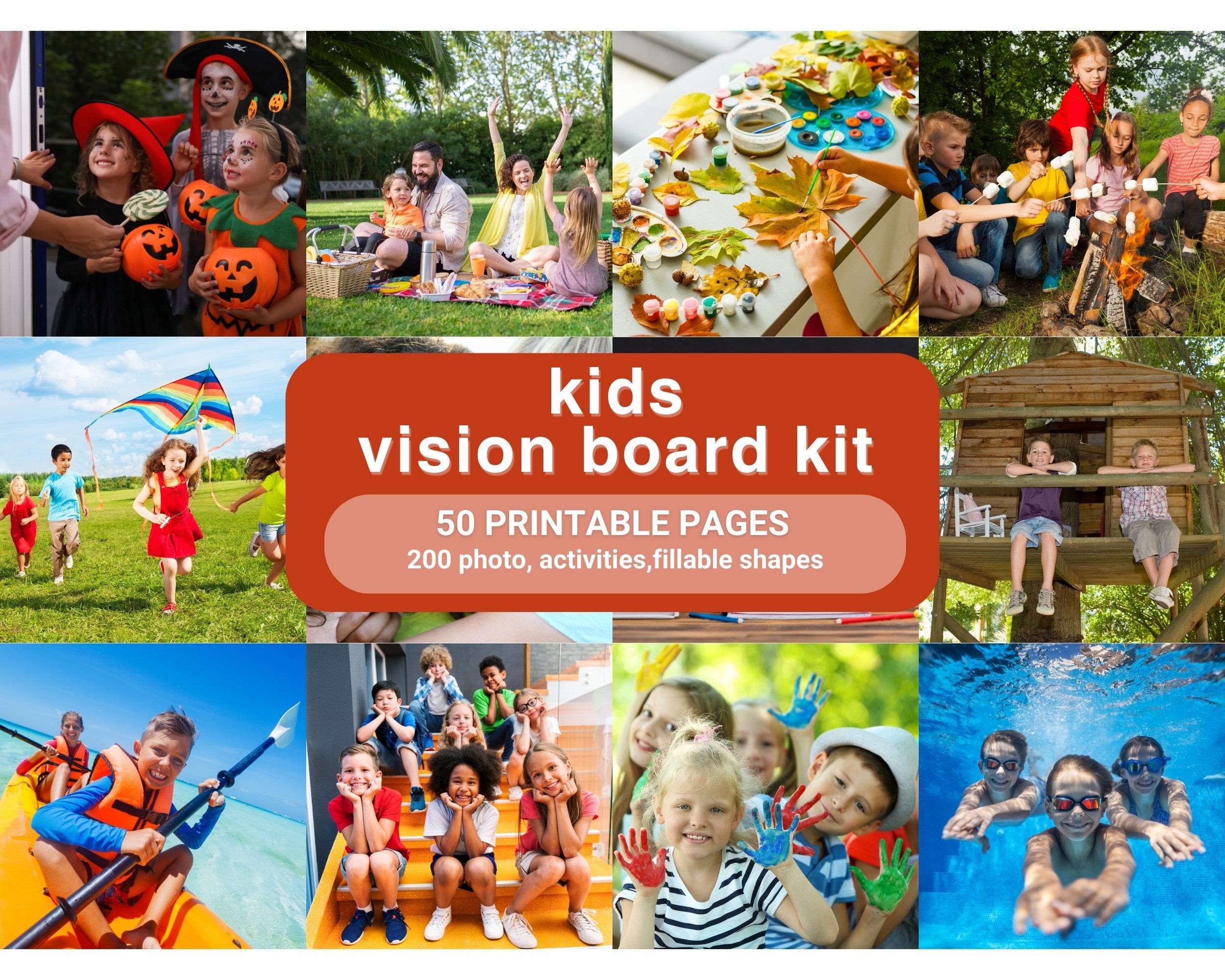 Kids Vision Board Kit,vision Board for Kids,kids Activity,vision Board ...