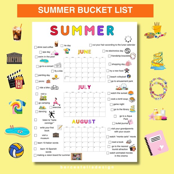 Summer of Fun Poster - Etsy