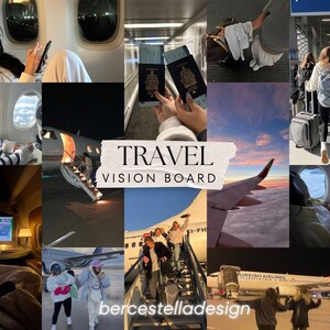 Travel Vision Board Kit: Dream Destination Images - Etsy
