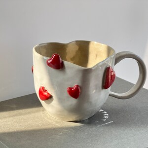 Personalized Love Ceramic Mug, Handmade Ceramic Mug (10 Oz), Pottery ...