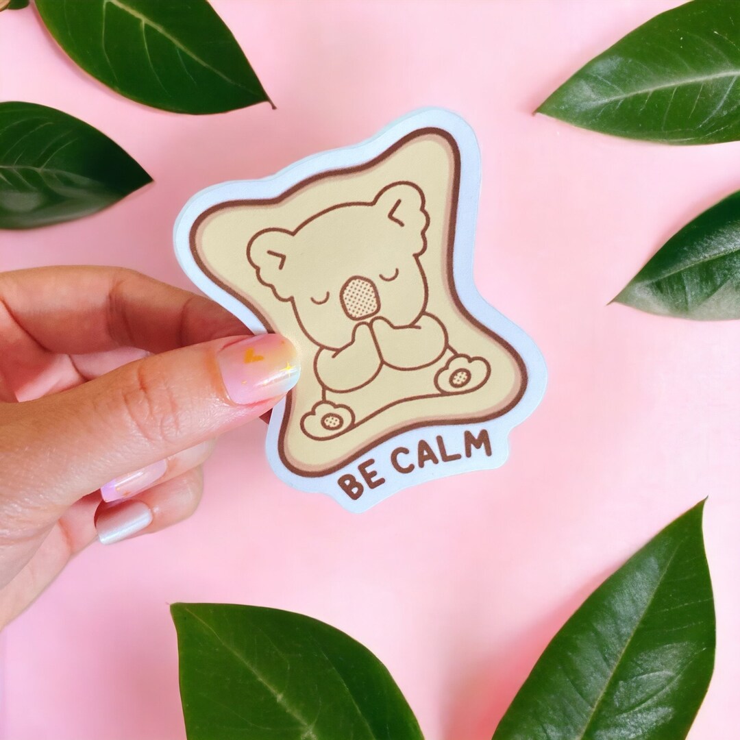 Koala Calm Sticker Decal - Etsy