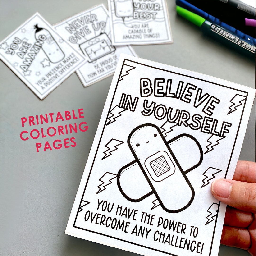 Medical Inspirational Coloring Page Printable Nurse Motivational ...