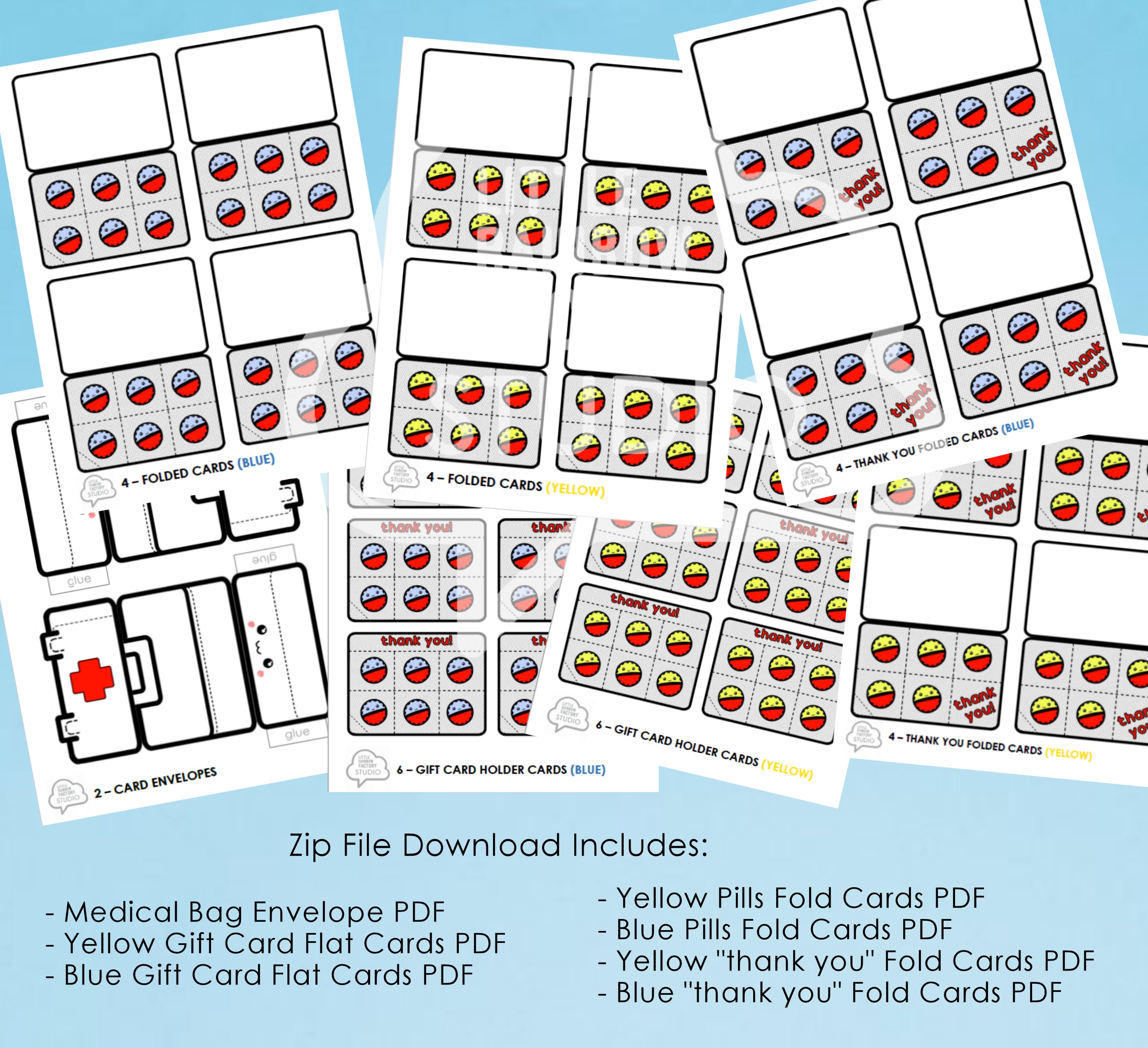 Nurse Thank You Digital Download Gift Card Holder Appreciation - Etsy