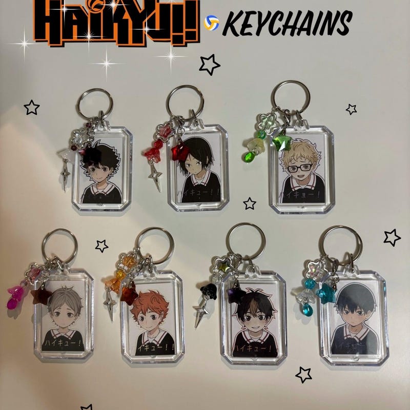 Haikyuu Keychain - Etsy