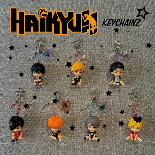 Haikyuu Keychain - Etsy
