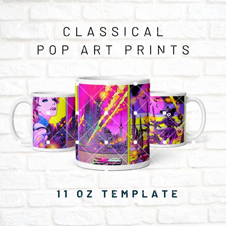 Bewitched Wizard Oz Inspo Mug Wrap Yellow Road Wicked Magic Spell Art ...