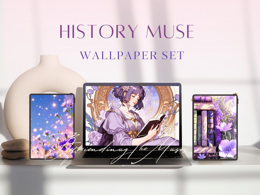 Purple Muse Desktop Wallpapers, Clio Muse of History Ancient Greek Muse ...