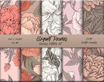 Ghibli-inspired Patterns Seamless Pattern Arts and Craft DIY Digital ...