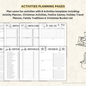 Christmas Planner, Printable Christmas Planner, Holidays Planner ...