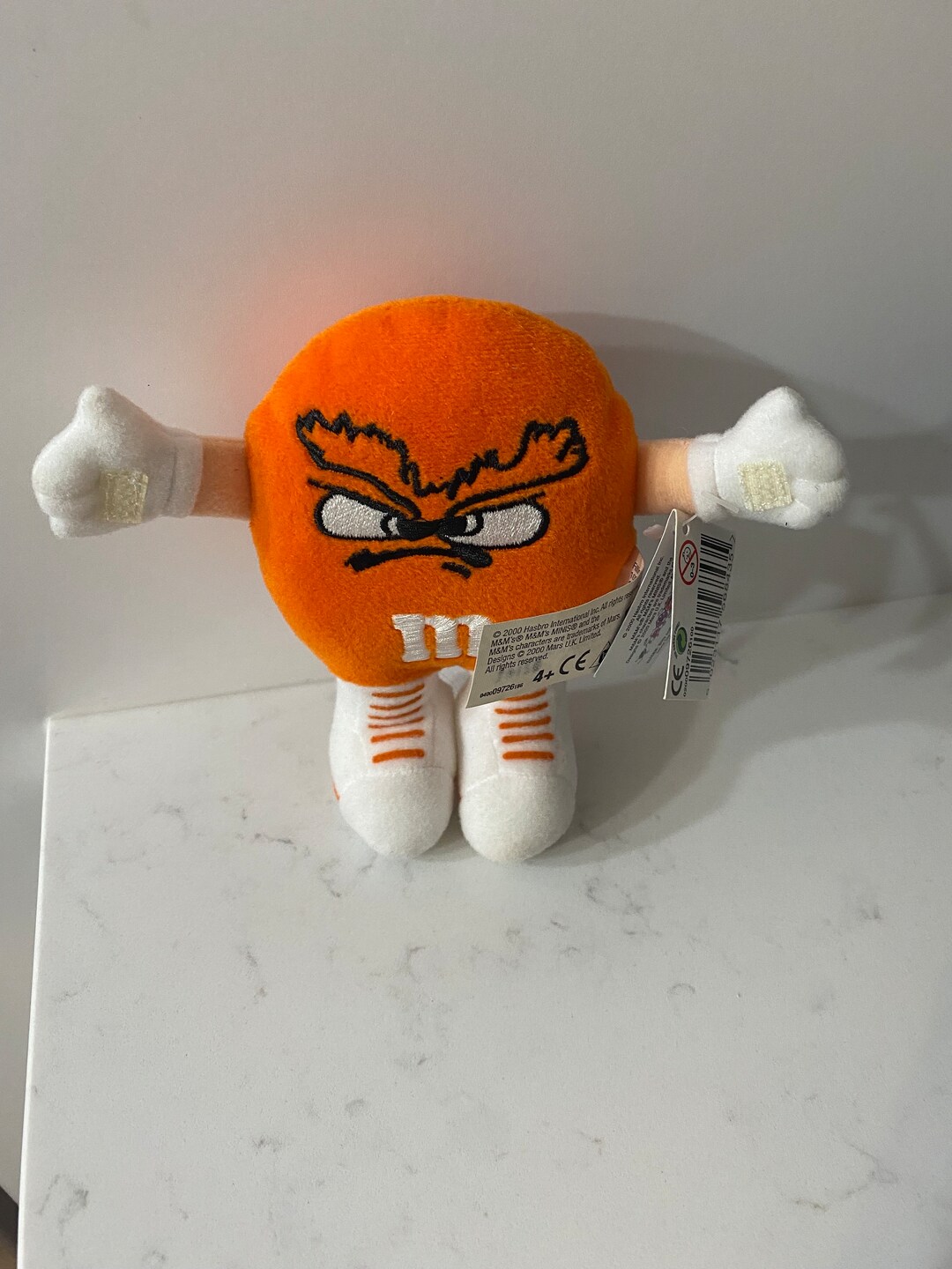 Orange M&m's Minis Candy Holder Plush Toy Collectible Hasbro 2000 With ...