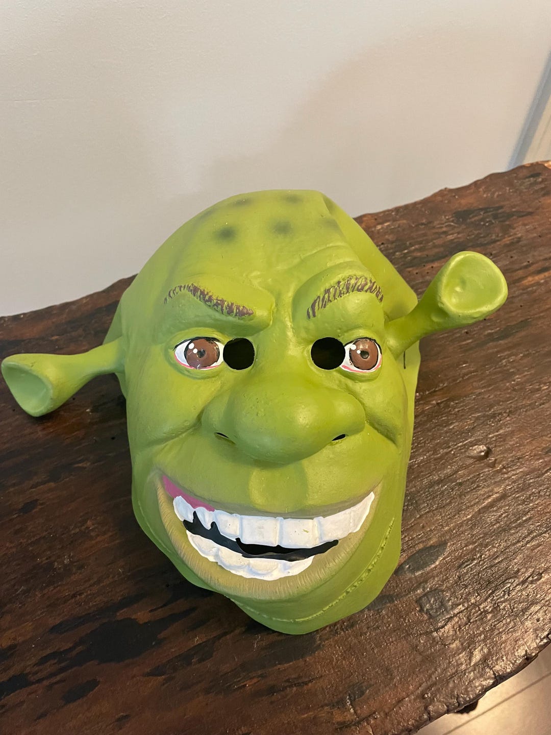 Vintage 2004 Rubber Shrek Halloween Mask Dreamworks - Etsy