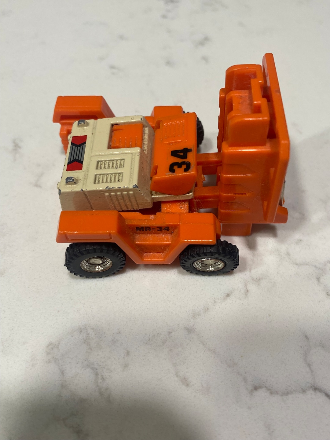 Bandai 1984 Forklift Orange Transformer Toy Japan Vintage - Etsy