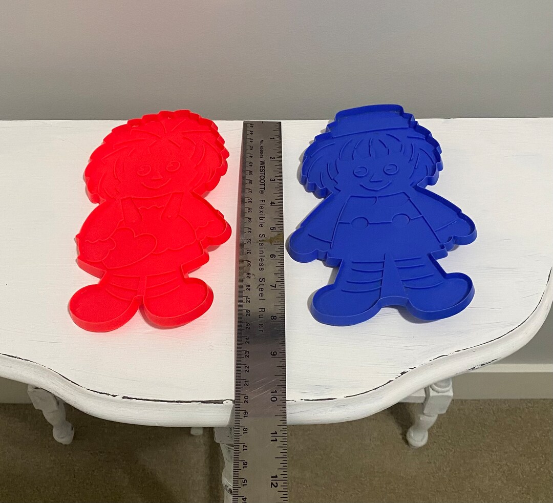 Bobs Merrill Company Raggedy Anne and Andy Cookie Cutters, Large - Etsy
