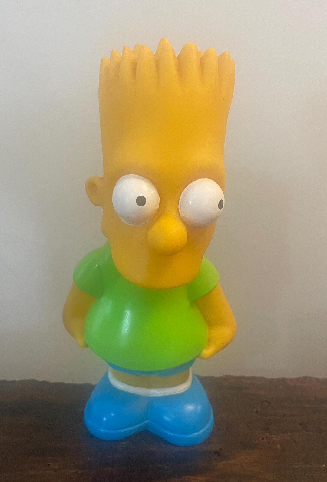 Vintage 1990 Bart Simpson Plastic Bank 9 Inches - Etsy