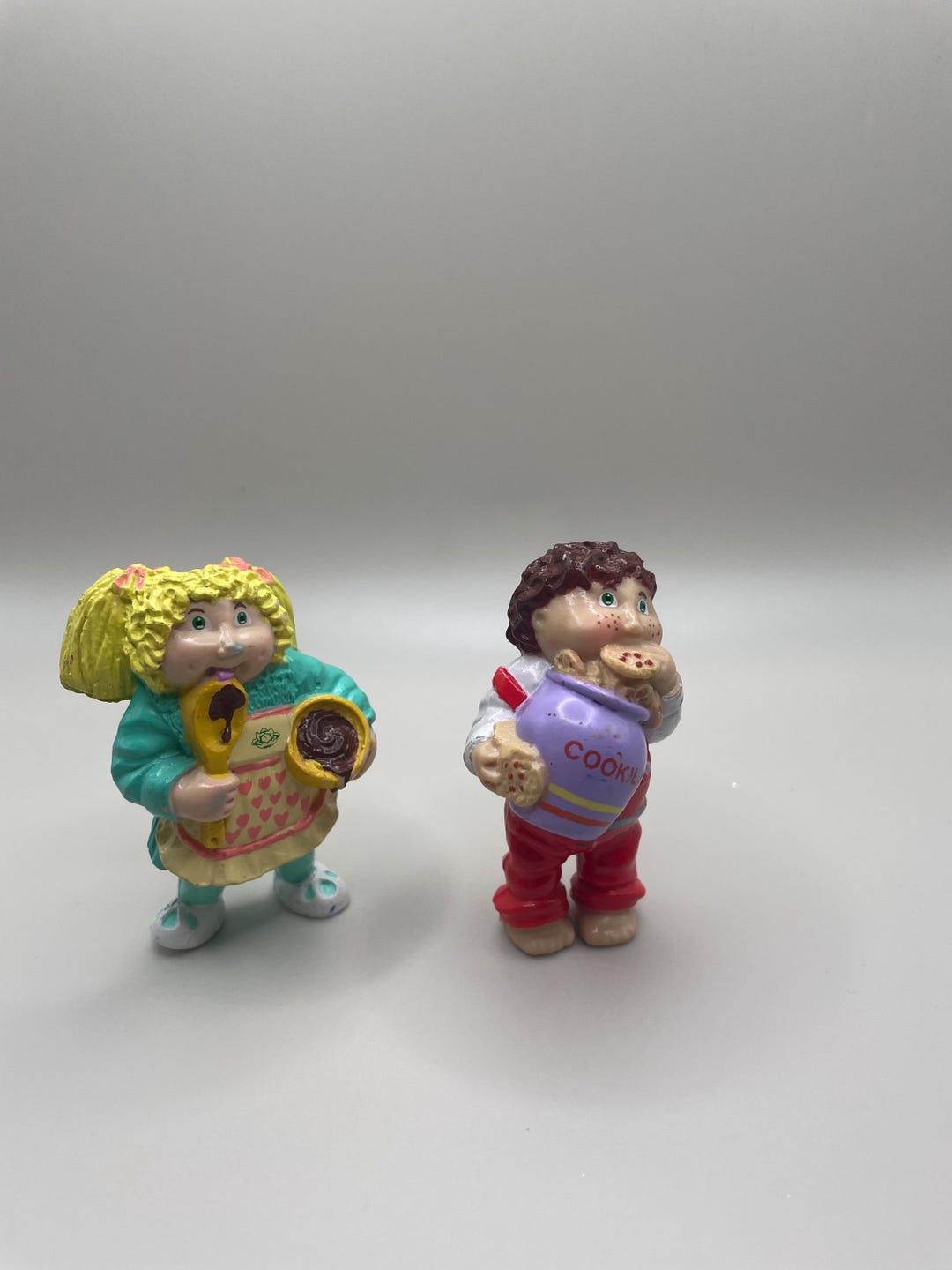 Set of 2 Vintage 1984 Cabbage Patch Miniature Kids 2 1/4 Inches ...