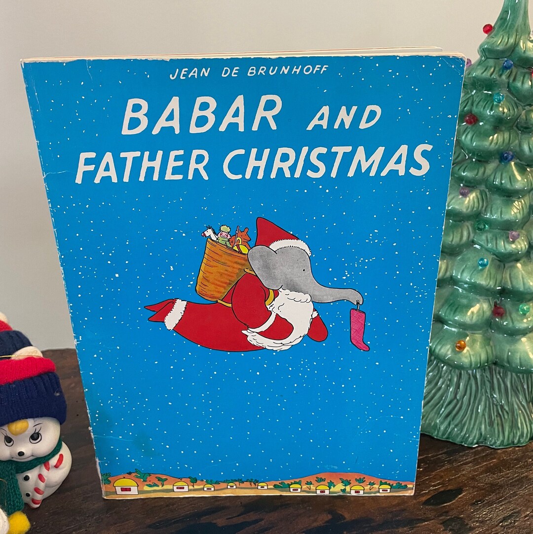 Vintage Babar and Father Christmas Book From 1968 - Etsy