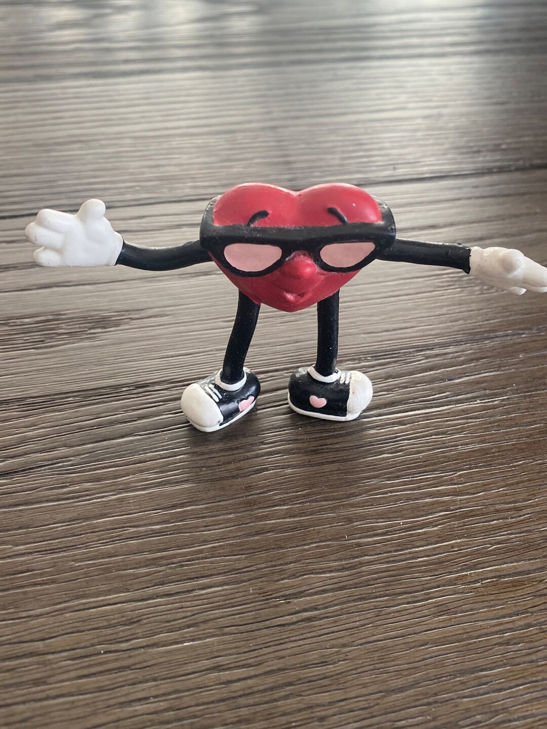 Bendy Heart Standing Figure 1988 - Etsy