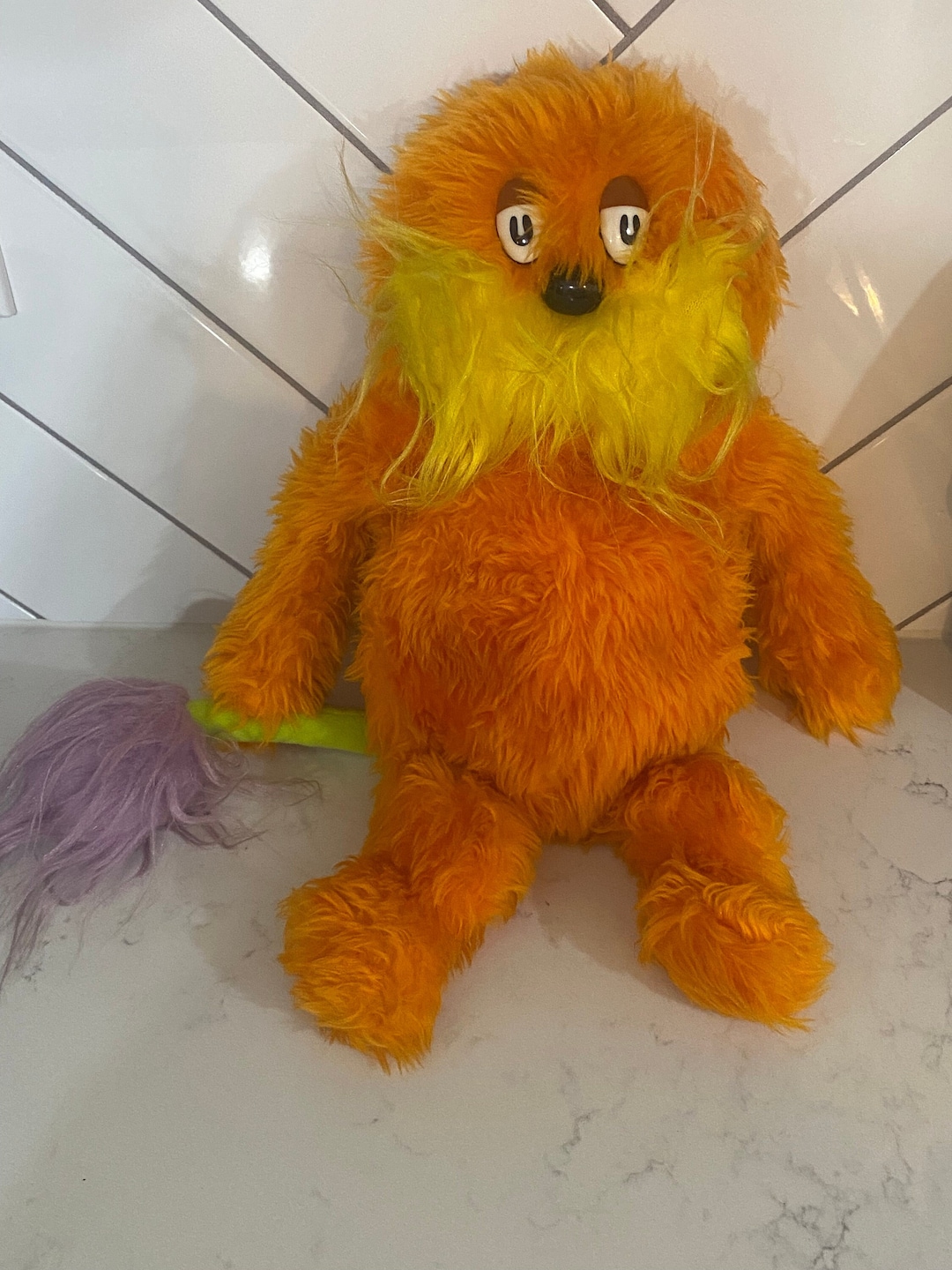 Lorax Plush Toy 15 Inches Dr Seuss 1983 - Etsy