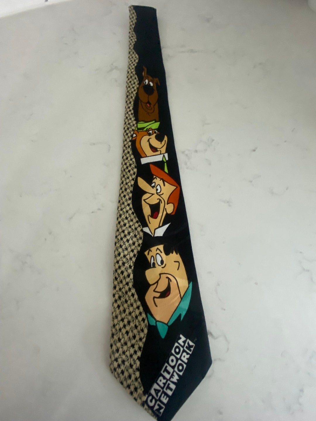 Vintage Yogi Scooby Fred Jetsons Tie 1994 Cartoon Network Polyester ...