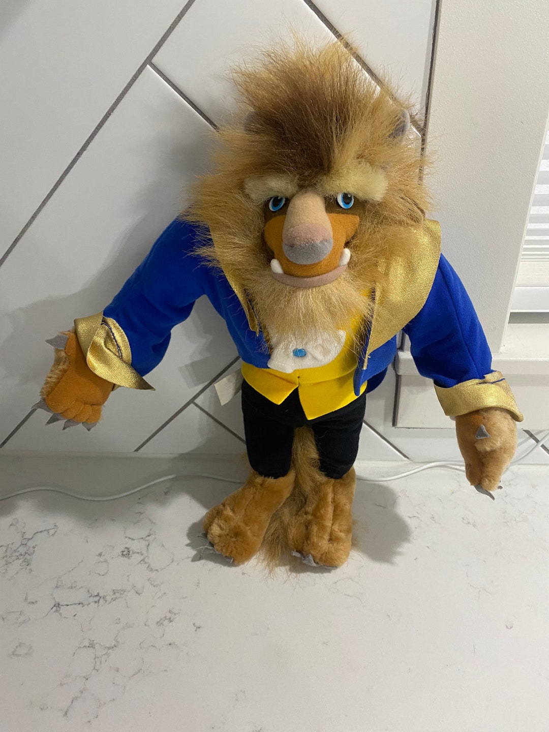 Plush Beast From Beauty and the Beast 1992 - Etsy
