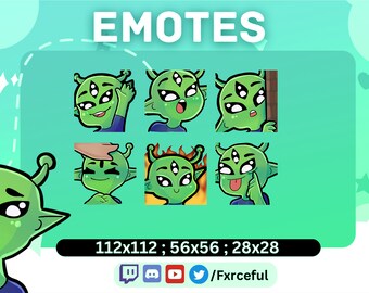 Cute Zombie Halloween Emotes | Twitch Emotes | Cute Kawaii Stream ...