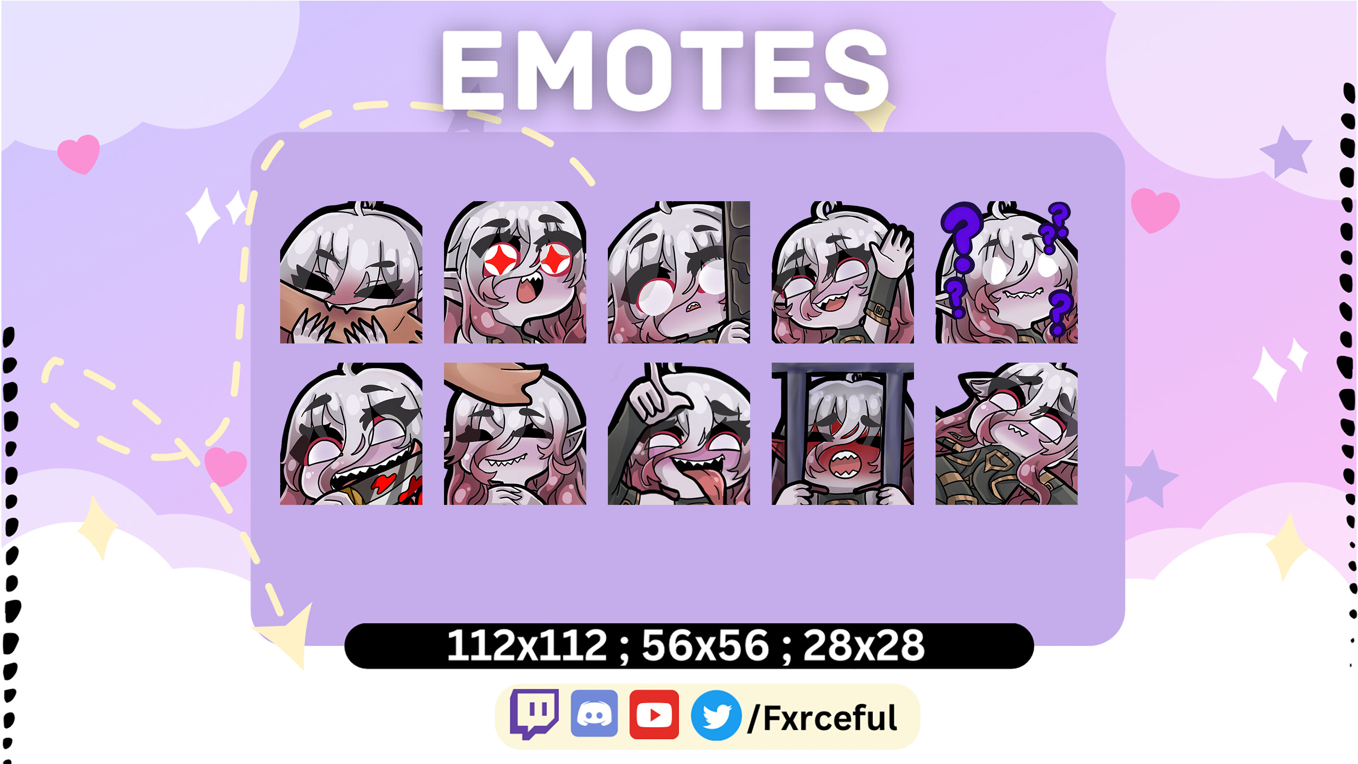 Briar| 10 Pack | Twitch Emotes | League of Legends | Cute Kawaii Stream ...