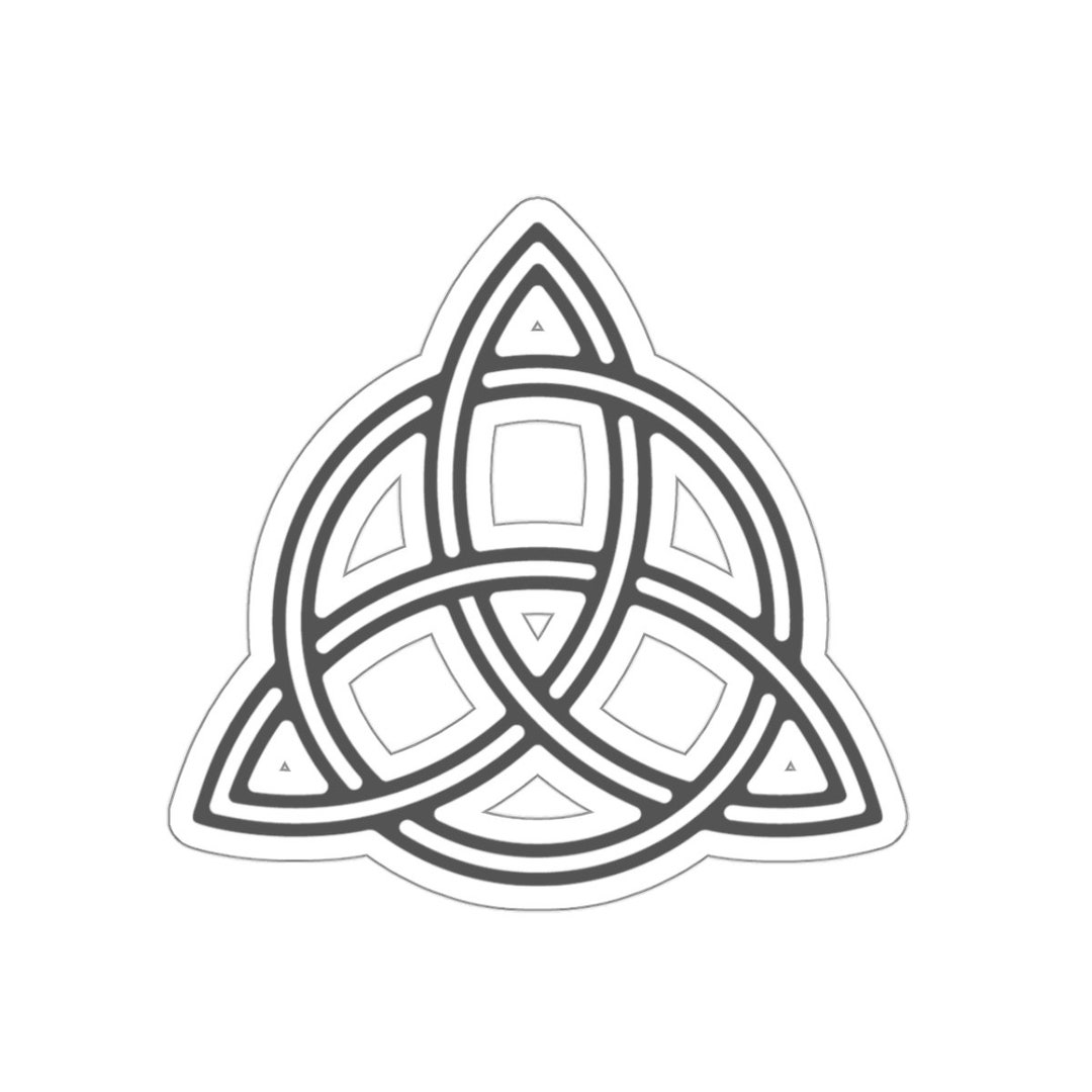 Celtic Trinity Knot Sticker the Triquetra Symbol Decal for - Etsy