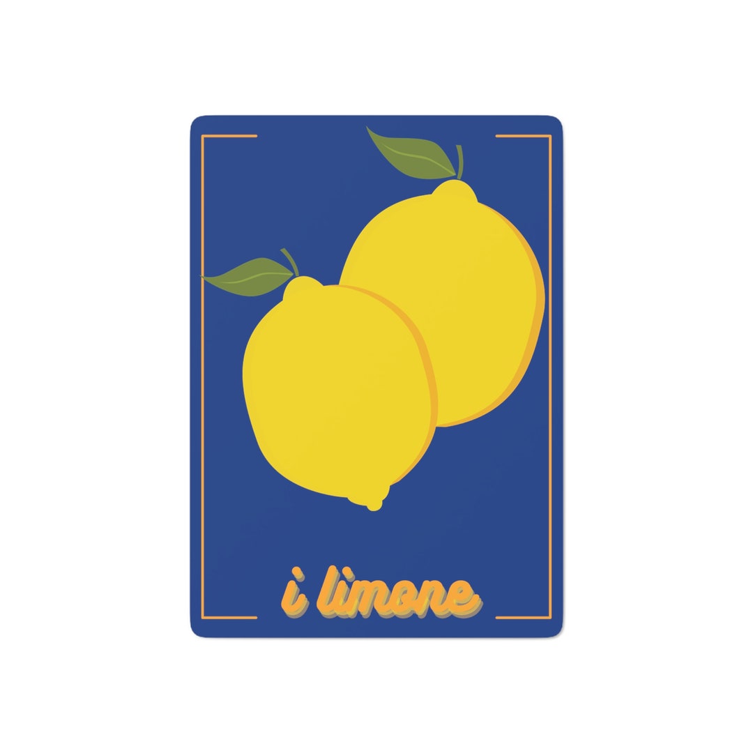 Custom Italian Lemon Cards - Etsy