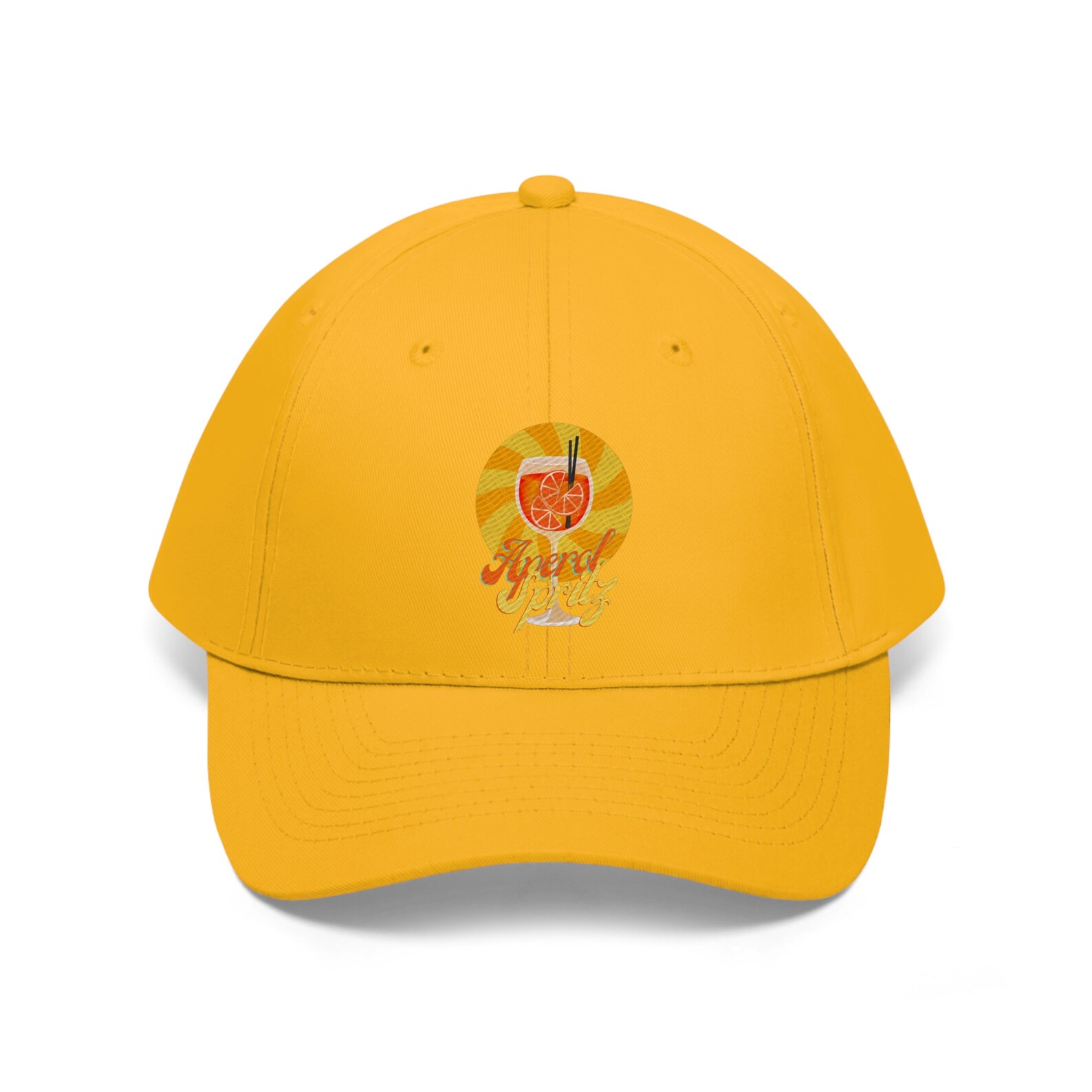 Aperol Spritz Embroidered Unisex Twill Hat - Etsy