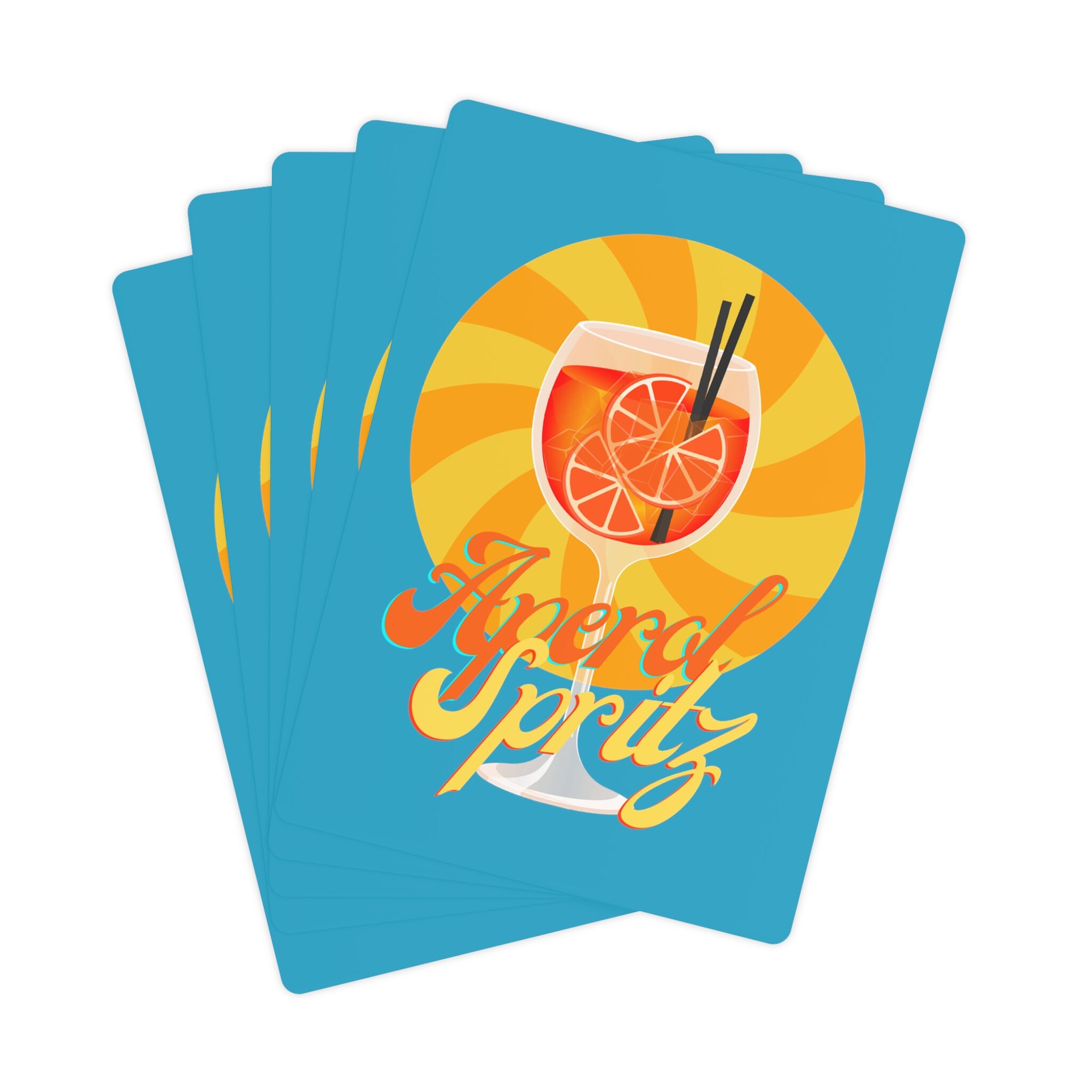 Aperol Spritz Deck of Cards - Etsy