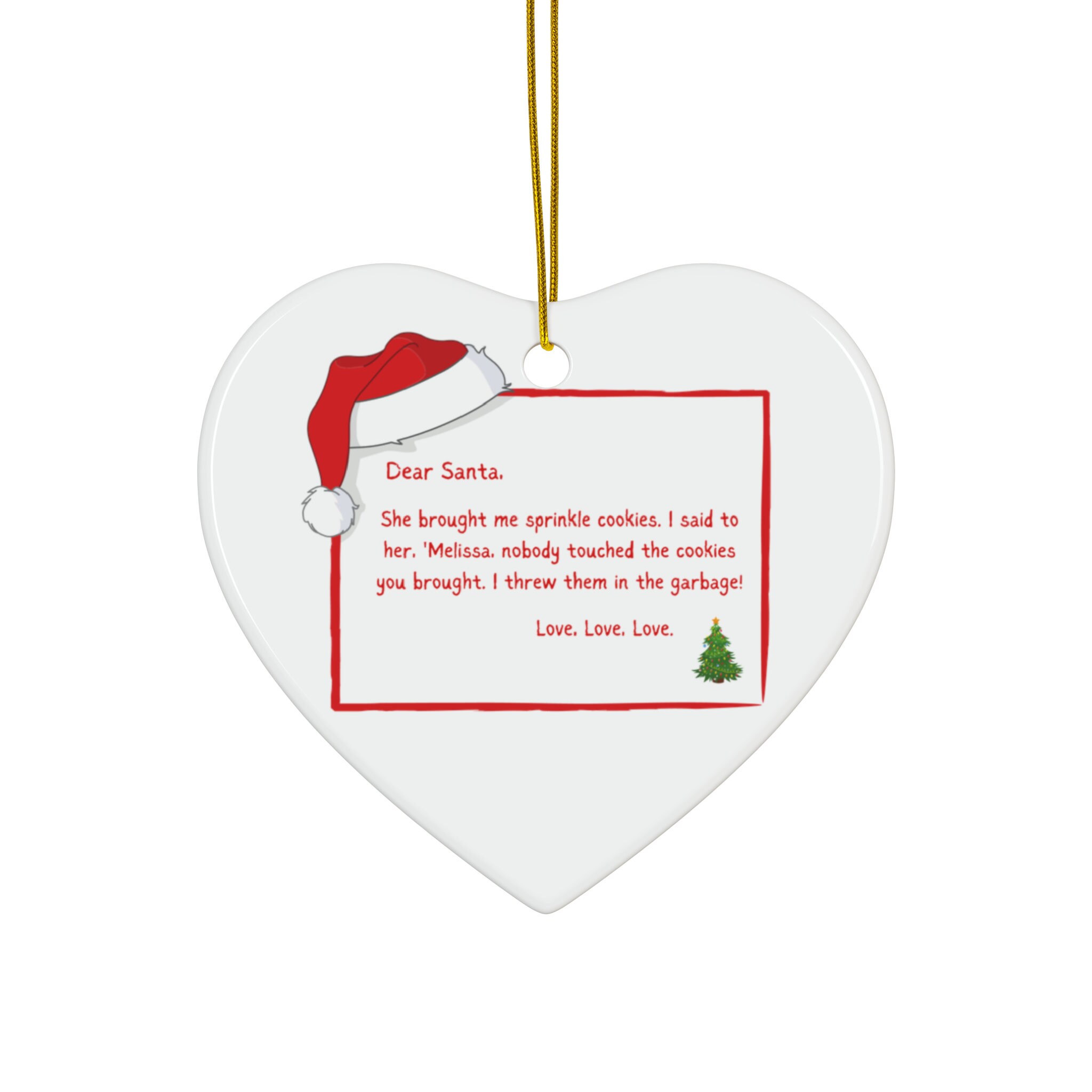 RHONJ Teresa Giudice Sprinkle Cookies Quote - Ceramic Ornaments (1pc ...