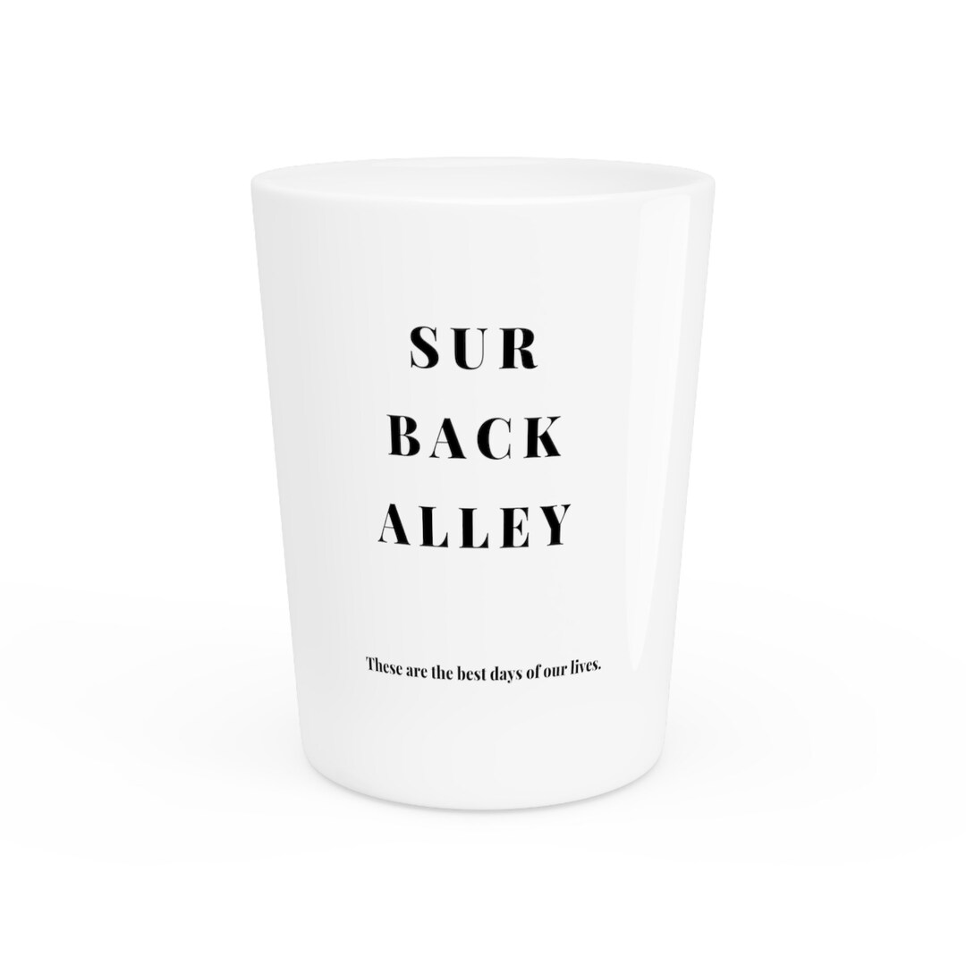 SUR Back Alley Vanderpump Rules Shot Glass - Etsy